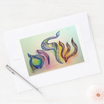 Shalom Stickers | Zazzle