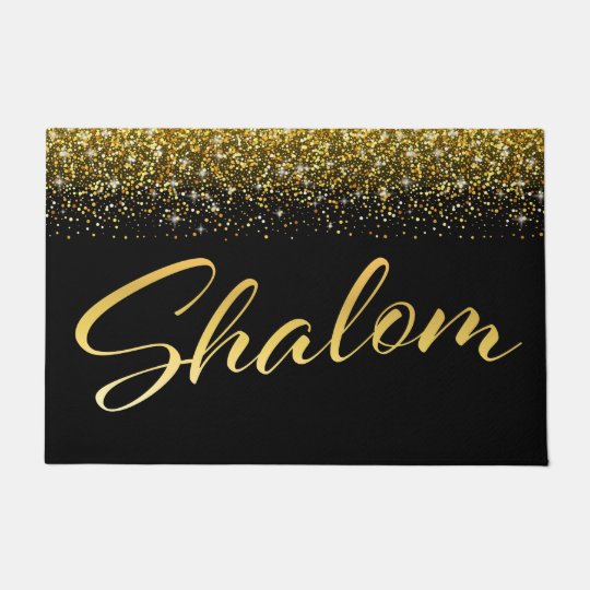 Shalom Welcome Door Mat | Zazzle.com