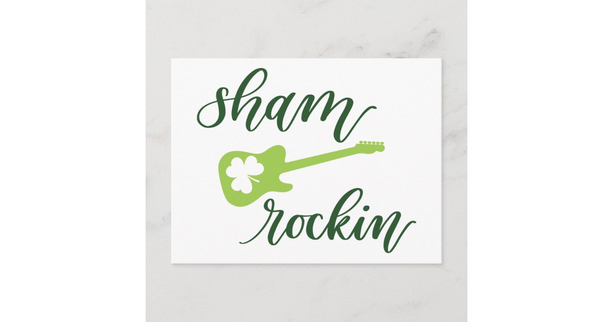 Sham Rocking Postcard | Zazzle
