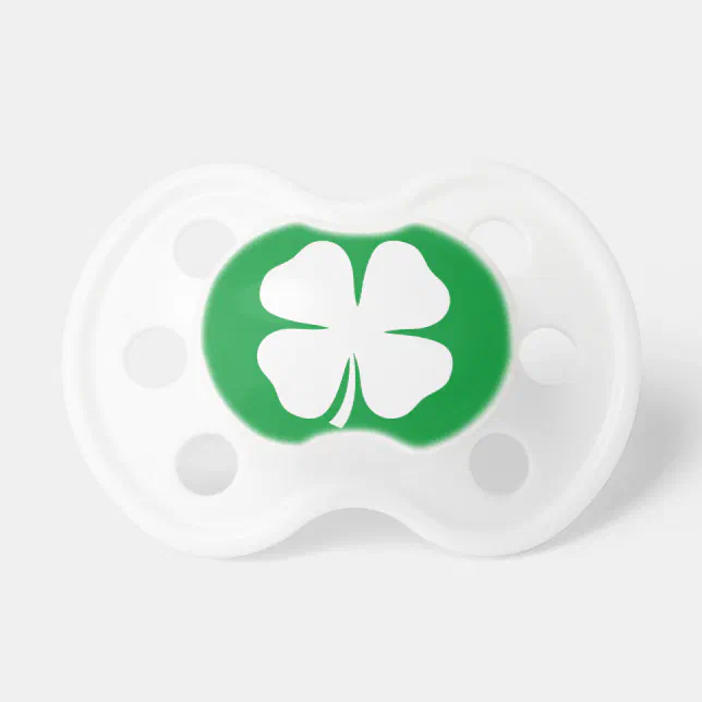 Shamrock baby pacifier / soother binkie dummy | Zazzle