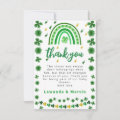 Shamrock | Baby Shower Thank You Card | Zazzle