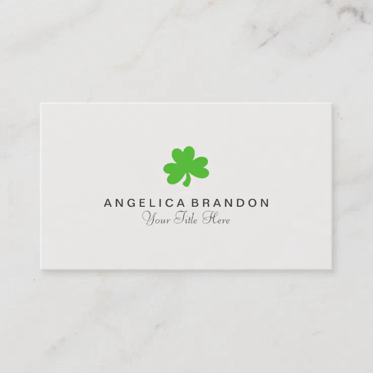 Shamrock Business Card | Zazzle
