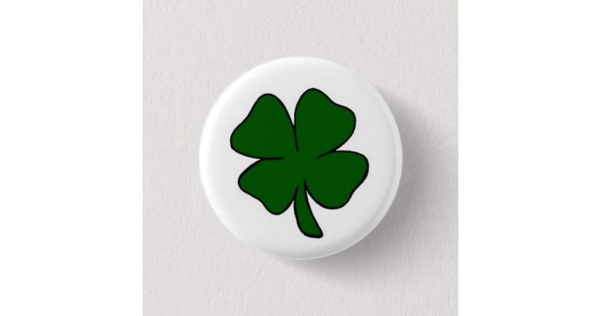 Shamrock Button | Zazzle