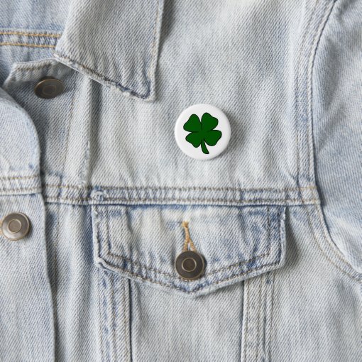Shamrock Button | Zazzle