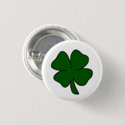 Shamrock Button | Zazzle