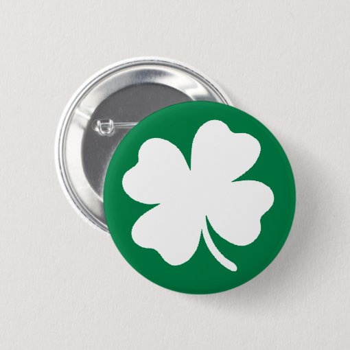 Shamrock Button | Zazzle