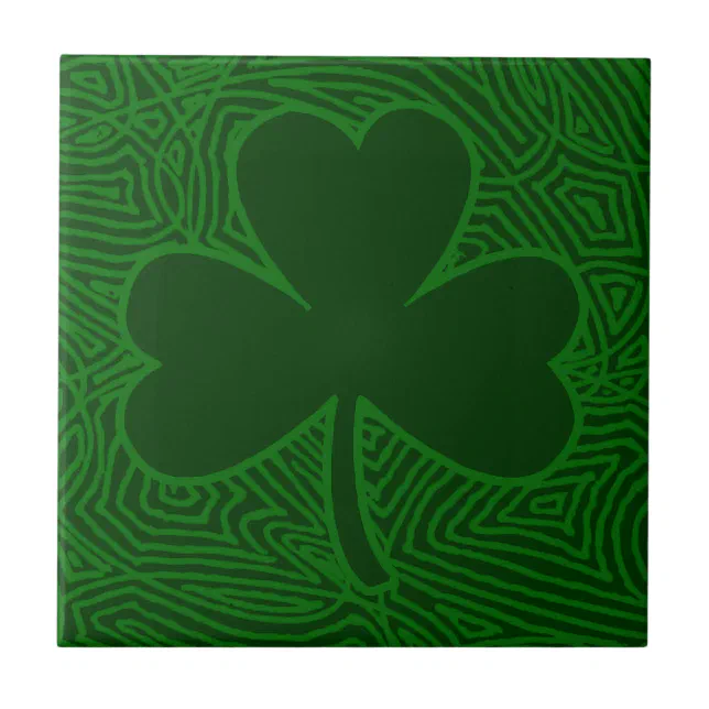 Shamrock Ceramic Tile | Zazzle