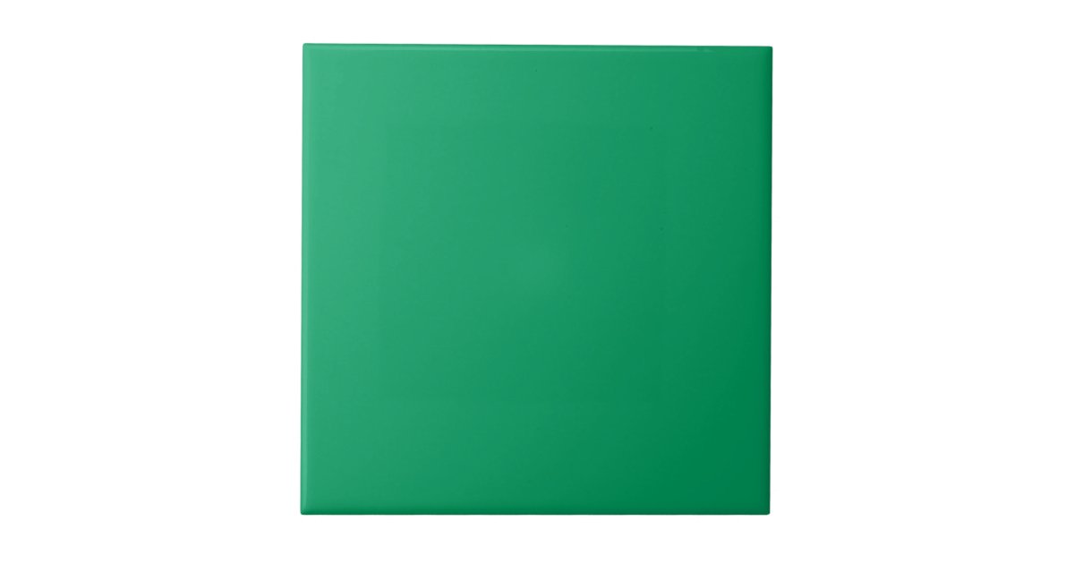Shamrock Green Ceramic Tile | Zazzle