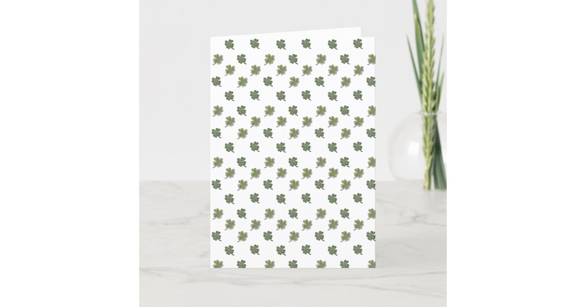Shamrock Greeting Card | Zazzle