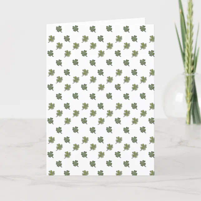 Shamrock Greeting Card | Zazzle