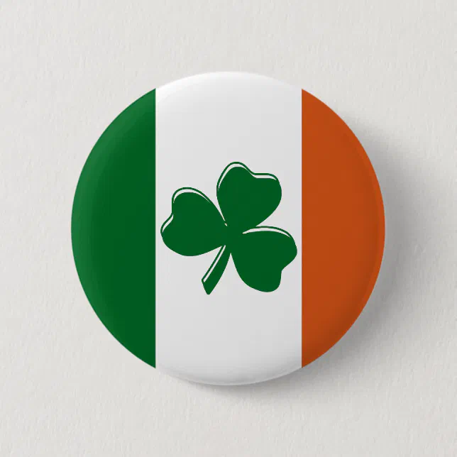 Shamrock Irish Flag Design from U.S. Custom Ink Button | Zazzle