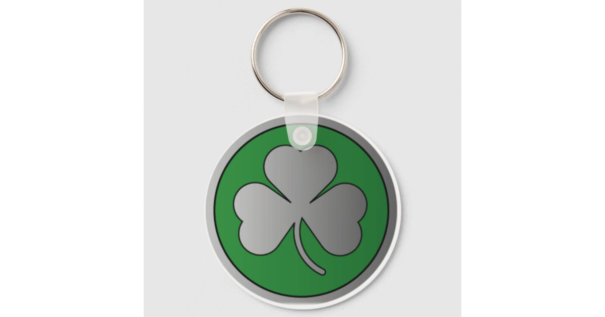 Shamrock Keychain | Zazzle