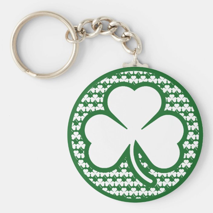 Shamrock Keychain | Zazzle.com