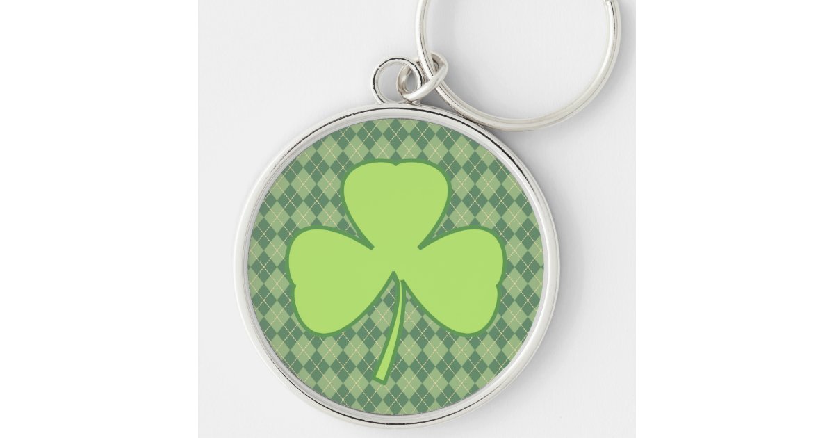 Shamrock Keychain | Zazzle
