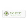 Shamrock Return Address Labels | Zazzle
