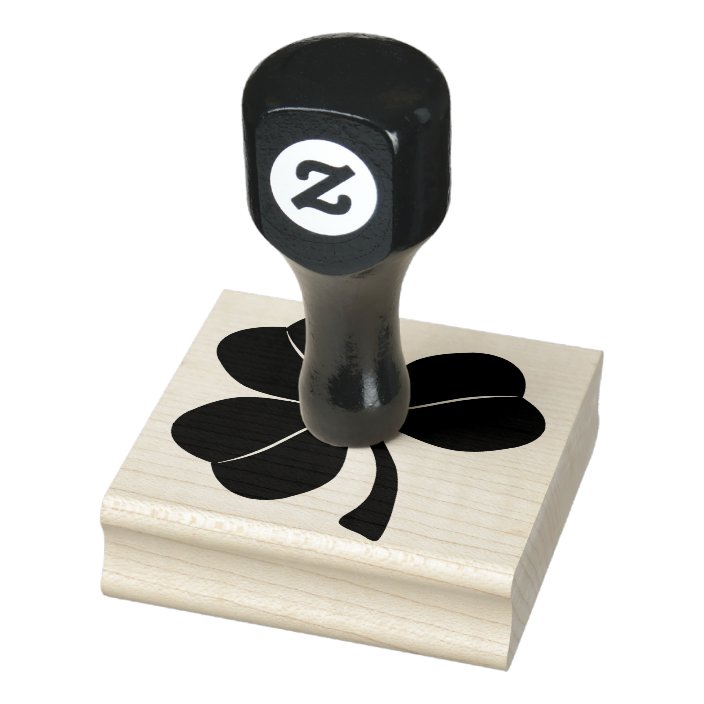 Shamrock Rubber Stamp | Zazzle.com