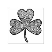 Shamrock Rubber Stamp | Zazzle