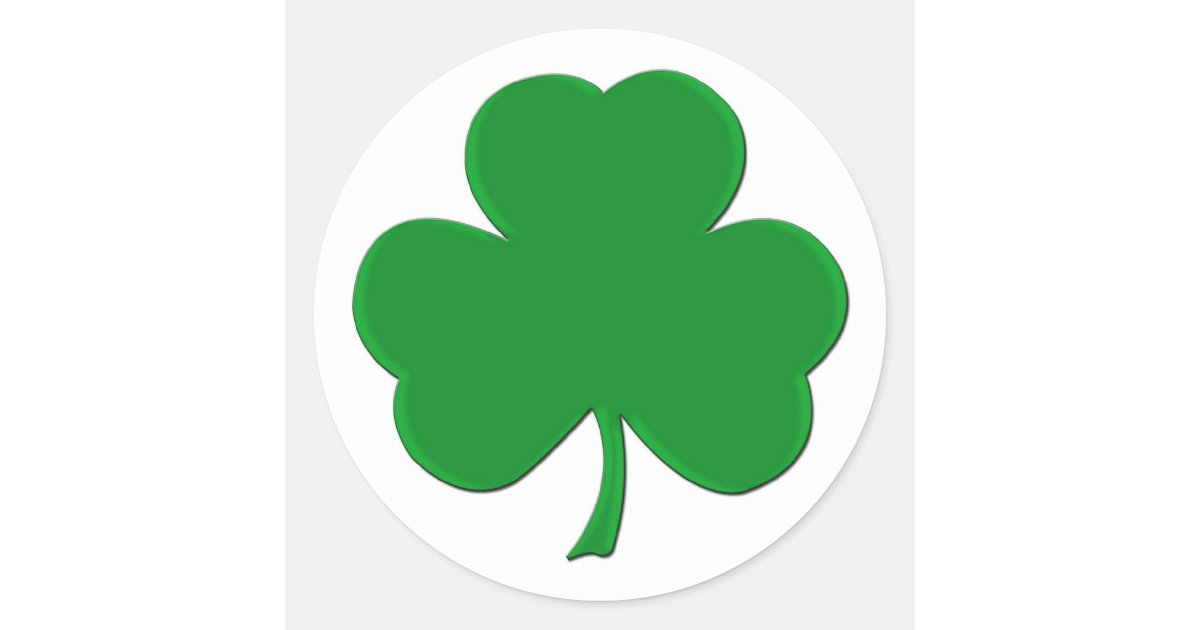 Shamrock Sticker | Zazzle