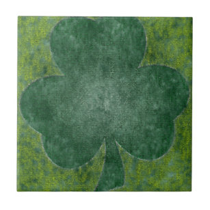 Shamrock Decorative Ceramic Tiles | Zazzle