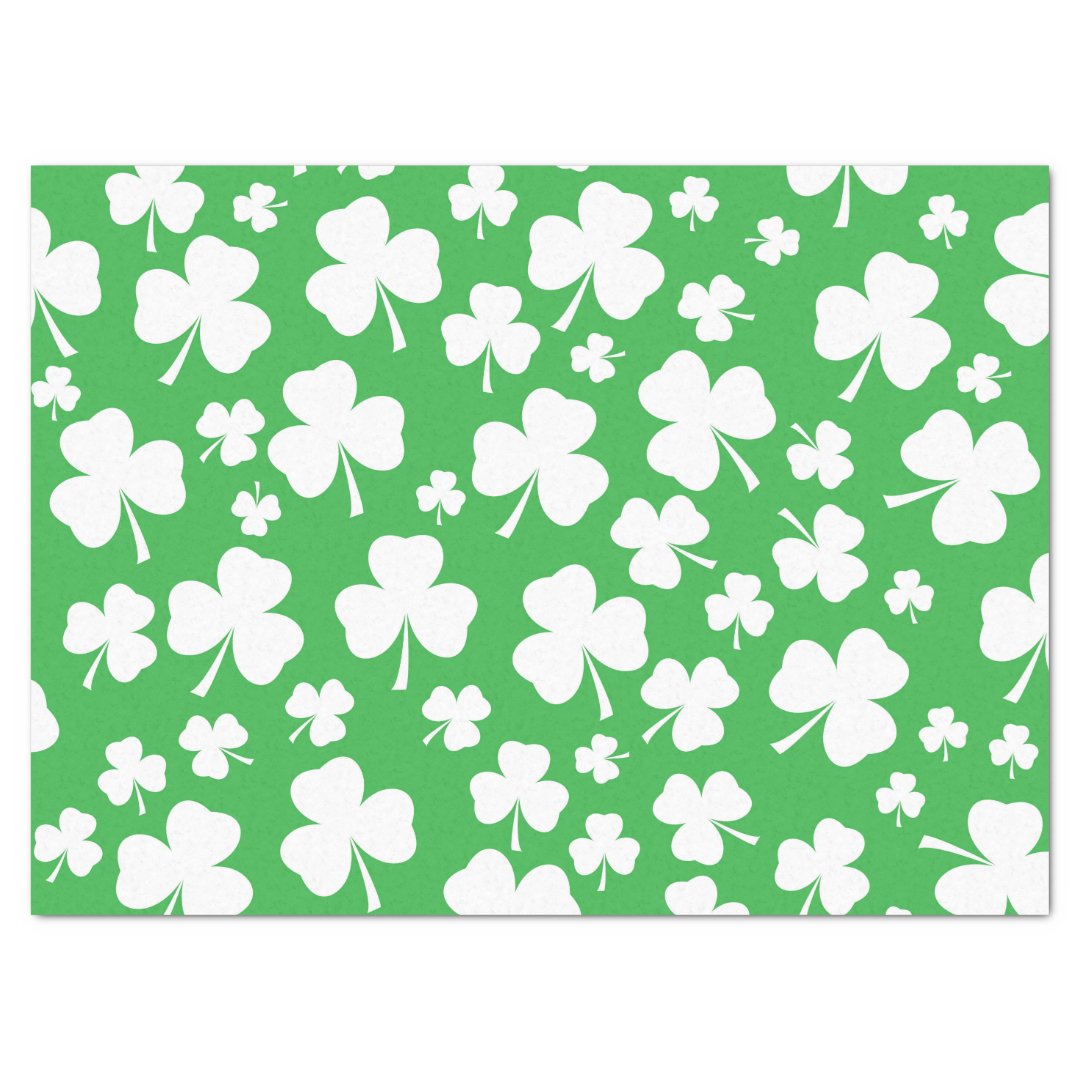 Shamrock Tissue Paper. Tissue Paper | Zazzle