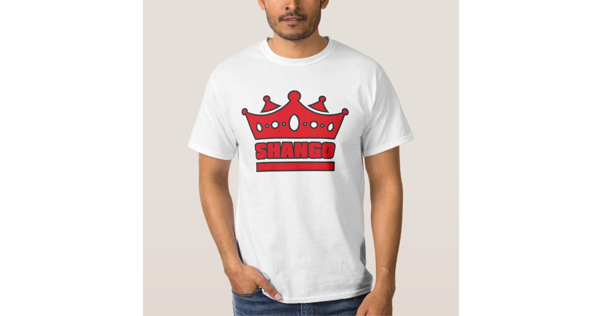 Shango name and crown T-Shirt | Zazzle