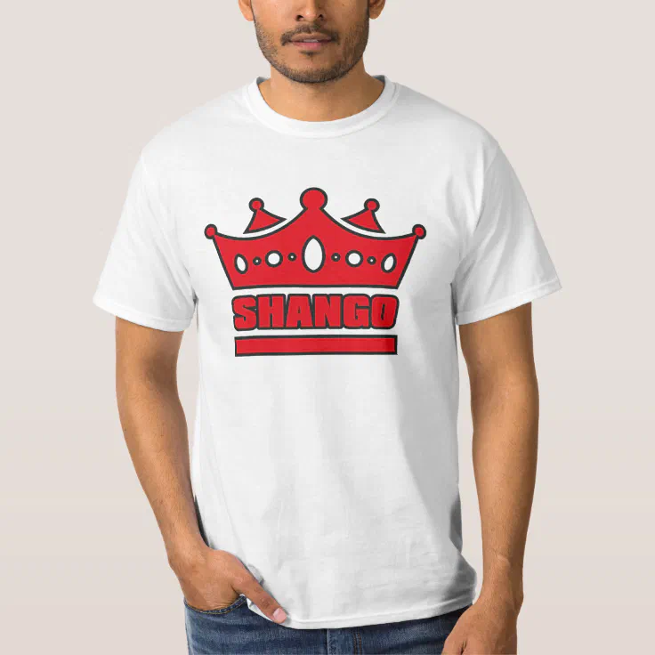 Shango name and crown T-Shirt | Zazzle
