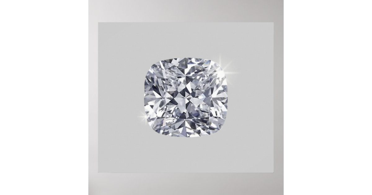 Shaped diamond poster | Zazzle
