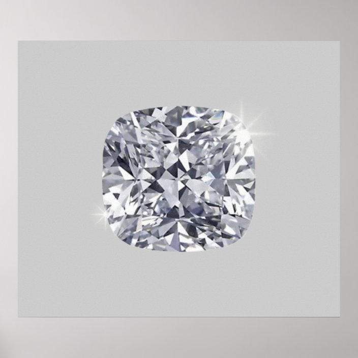 Shaped diamond poster | Zazzle.com