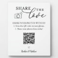 Share the Love Photo Album QR Code Plaque | Zazzle
