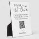 Share the Love Photo Album QR Code Plaque | Zazzle