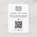 Share the Love QR Code Digital Photo Album Card | Zazzle
