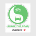 Share the Road Sticker | Zazzle