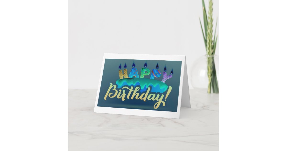 **SHARING A BIRTHDAY WITH YOU** IS "AweSome!!!!!!" Card | Zazzle.com