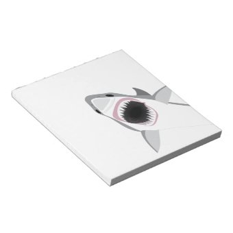 Shark Attack Notepad | Zazzle