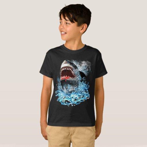 Shark Attack! T-Shirt | Zazzle
