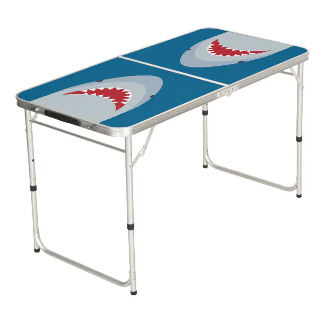 Shark Attack Tailgate Pong Table | Zazzle