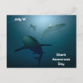 Shark Awareness Day - July 14 - Postcard | Zazzle