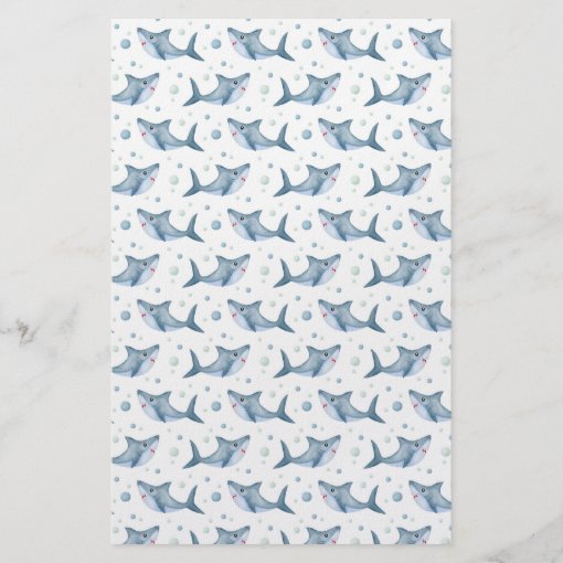 Shark Baby Shower Children's Book Emoji Pictionary Flyer | Zazzle