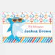 Shark Back to School Personalized Labels | Zazzle