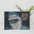 Shark Bite Invitation | Zazzle