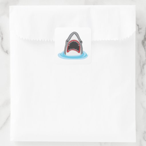 Shark Bite Sticker | Zazzle