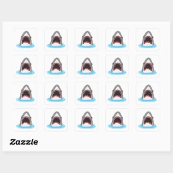 Shark Bite Sticker | Zazzle