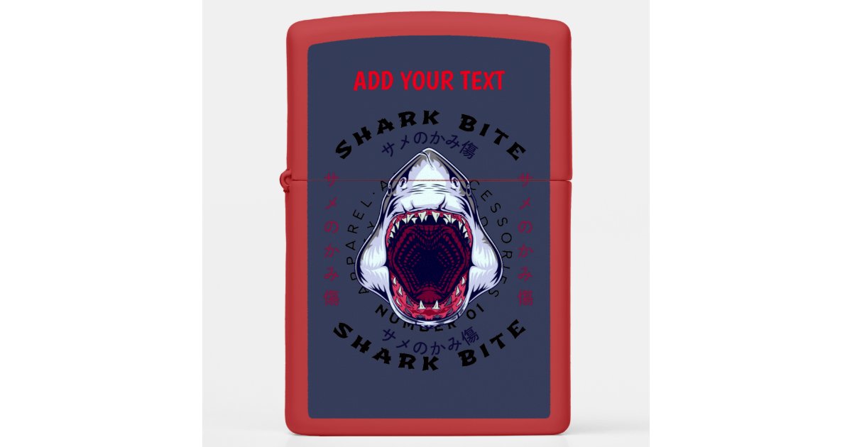 shark, bite zippo lighter | Zazzle
