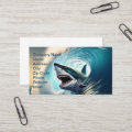 Shark Bump and Bite Business Card | Zazzle