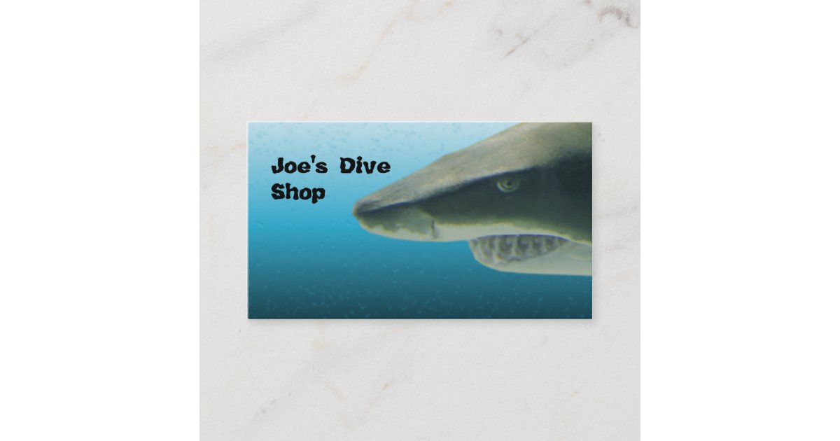 Shark Business Card | Zazzle