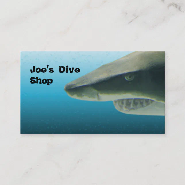 Shark Business Card | Zazzle