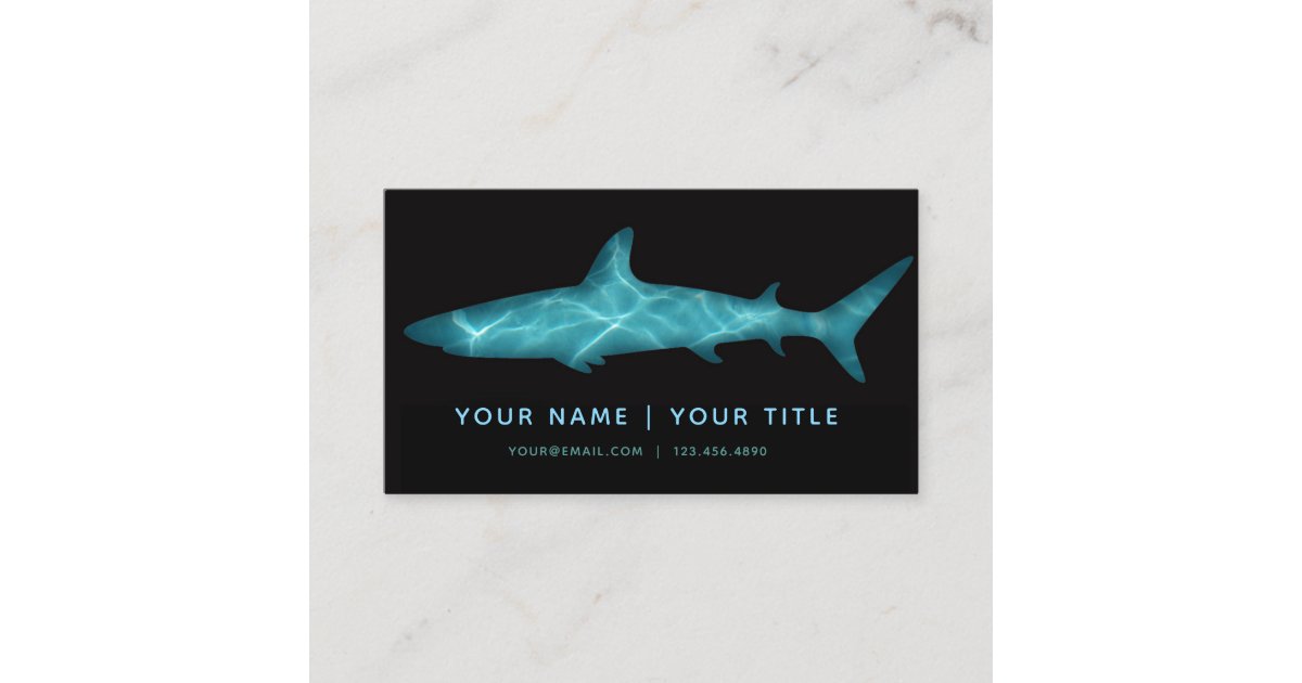 Shark Business Card | Zazzle