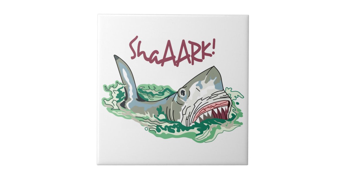 Shark Ceramic Tile | Zazzle