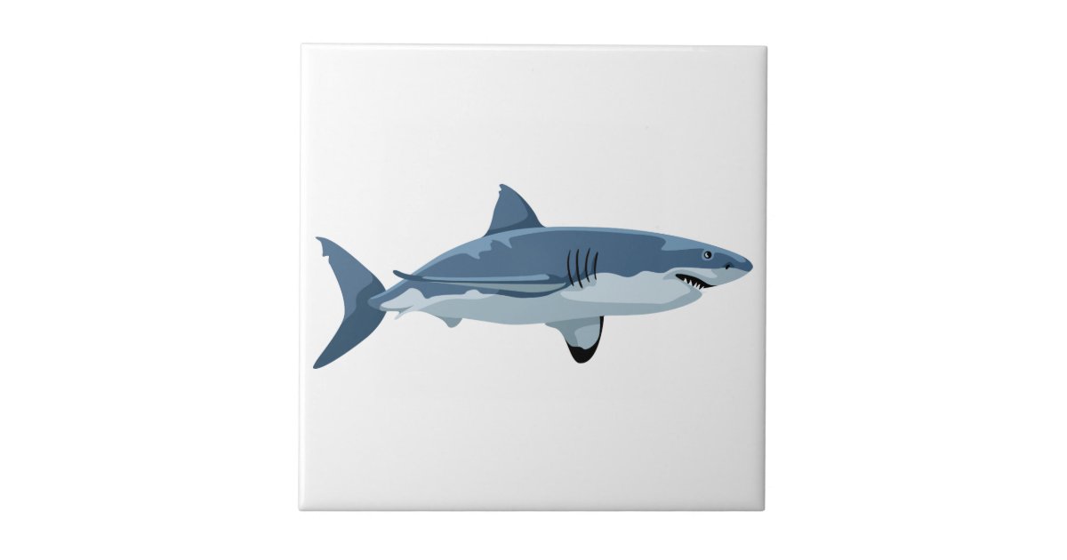 Shark Ceramic Tile | Zazzle