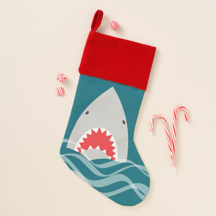 Shark Christmas Stocking | Zazzle.com